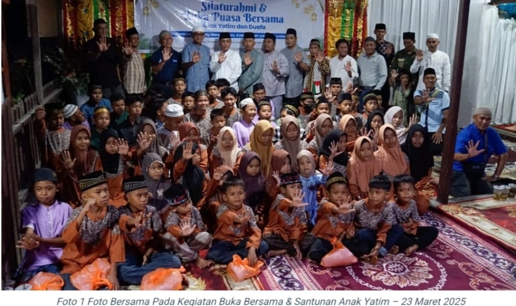 PT Pulau Sambu di Guntung dan YBDA Gelar Buka Puasa Bersama dan Beri Santunan Anak Yatim di Desa ...